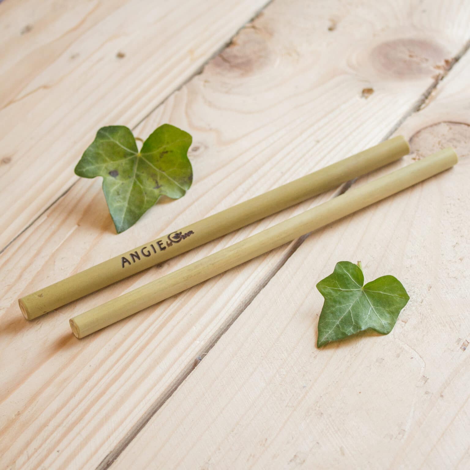Paille en bambou - Pour savourer vos boissons • Angie Be Green