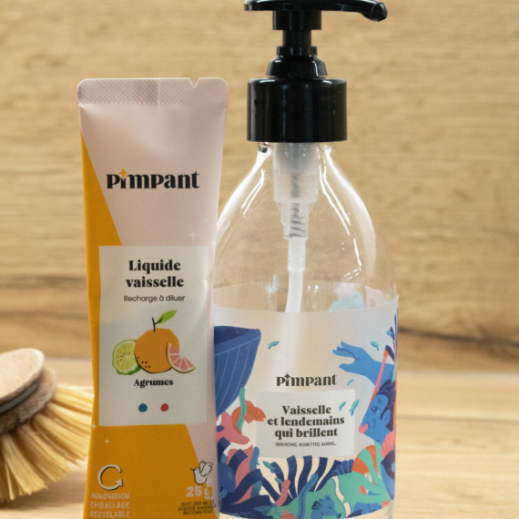 Liquide vaisselle rechargeable